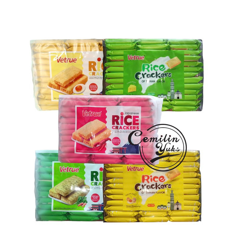 Jual Vetrue Rice Crispy Crackers 300g Vetrue Rice Crispy Crackers ...