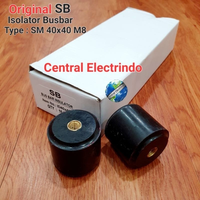 Jual (Grosir/10pcs) Isolator Busbar SB SM 40x40 M8 Coklat. | Shopee Indonesia