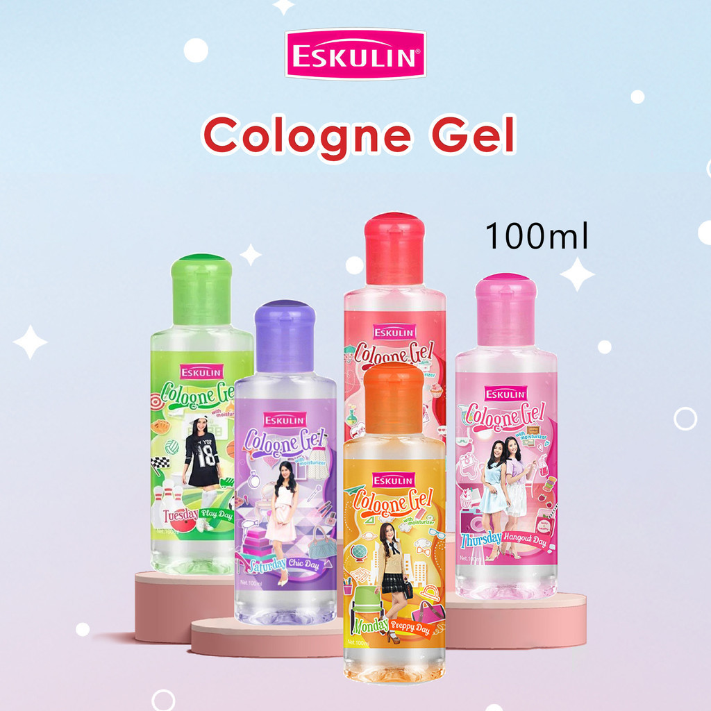 Jual Eskulin Cologne Gel 100ml Parfum Remaja Wangi Tahan Lama | Shopee ...