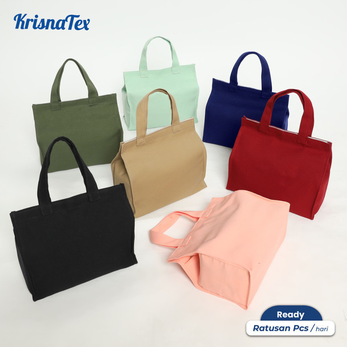 Jual Krisnatex Tas Hampers Jinjing Kanvas Polyester - Bekal Lunch Bag ...