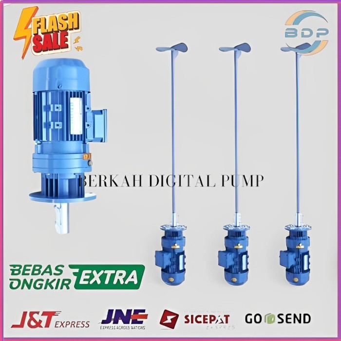 Jual Agitator Mixer Kimia SS304 1,1KW 1,5HP 2770RPM 3 Phase 2 Pole Direct | Shopee Indonesia