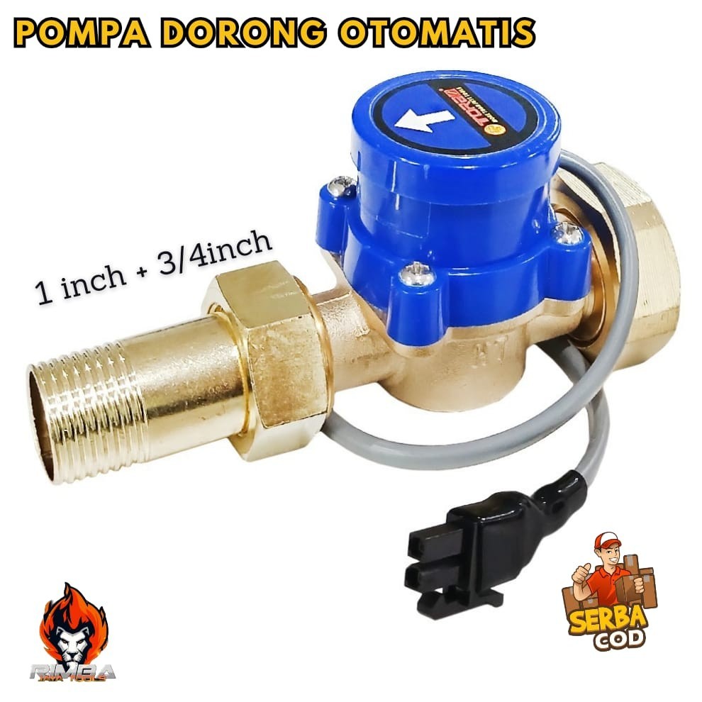 Jual TORA Saklar Pompa Air Otomatis 1 Inch + 3/4 Inch - Water Flow ...