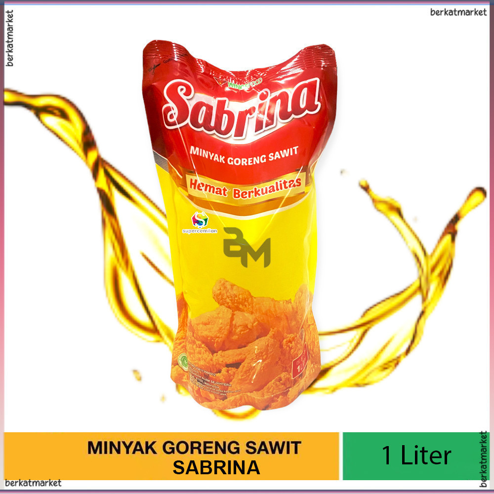 Jual Minyak Goreng Gorengan Sabrina 1L Kg Pouch Refill Isi Ulang Botol Kelapa Sawit Murni Palm ...