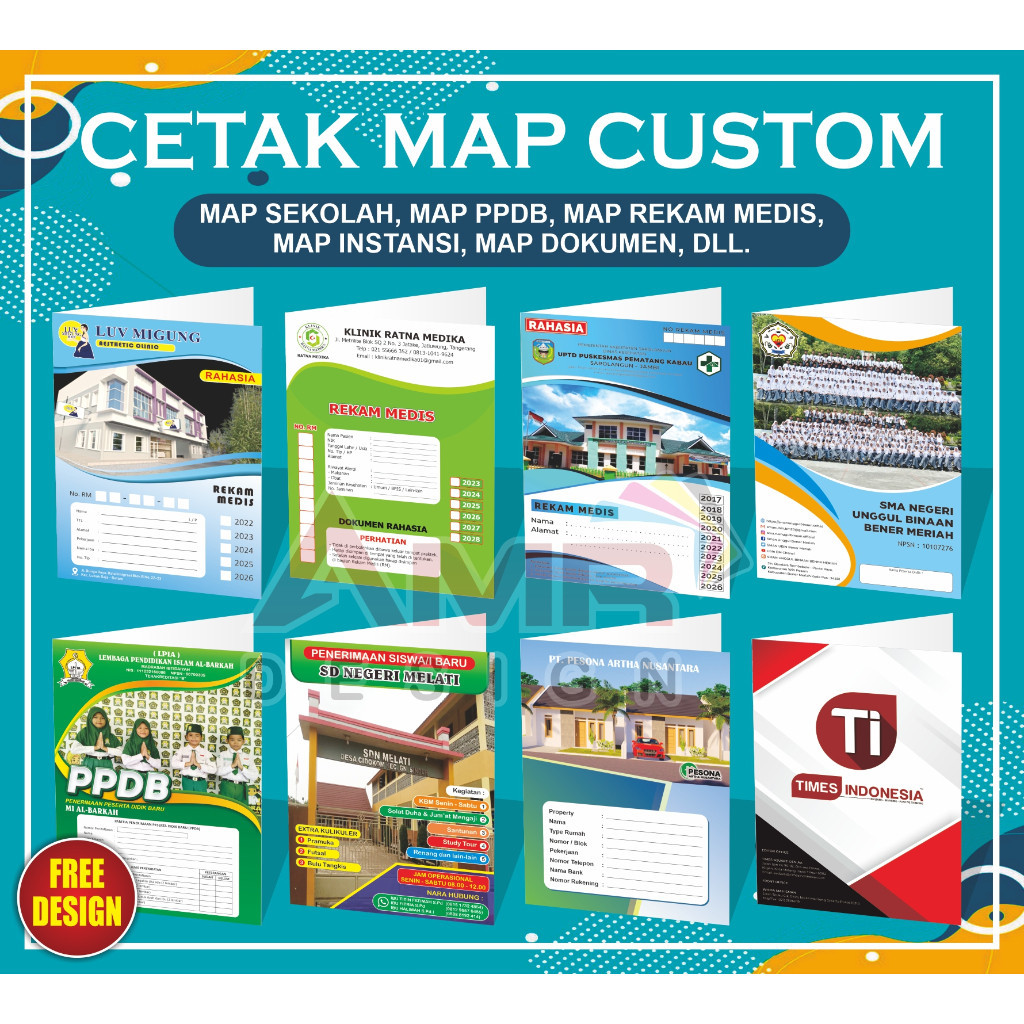 Jual Map Folder, Map Sekolah, Map Kantor, Map Rekam Medis, Map PPDB ...