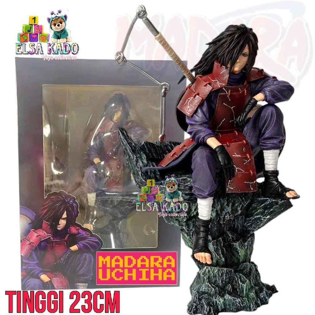 Jual Action Figure Uchiha Madara Sitting Big Size Statue By Rocket ...