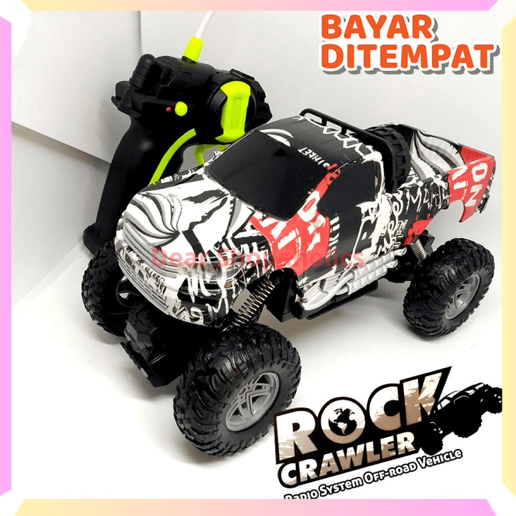 Jual Mobil Remote control Offroad Rc Car Jeep Rock Crawler Pickup ...