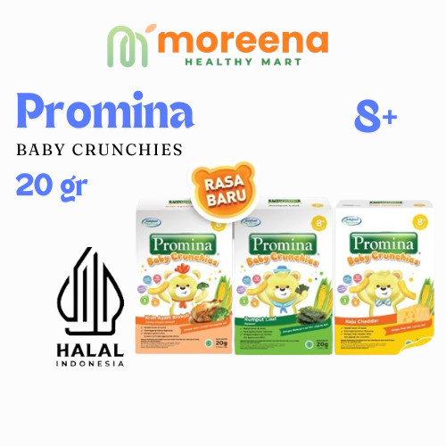 Jual PROMINA - Baby Crunchies 20g 8+ MPASI Gluten Free | Shopee Indonesia