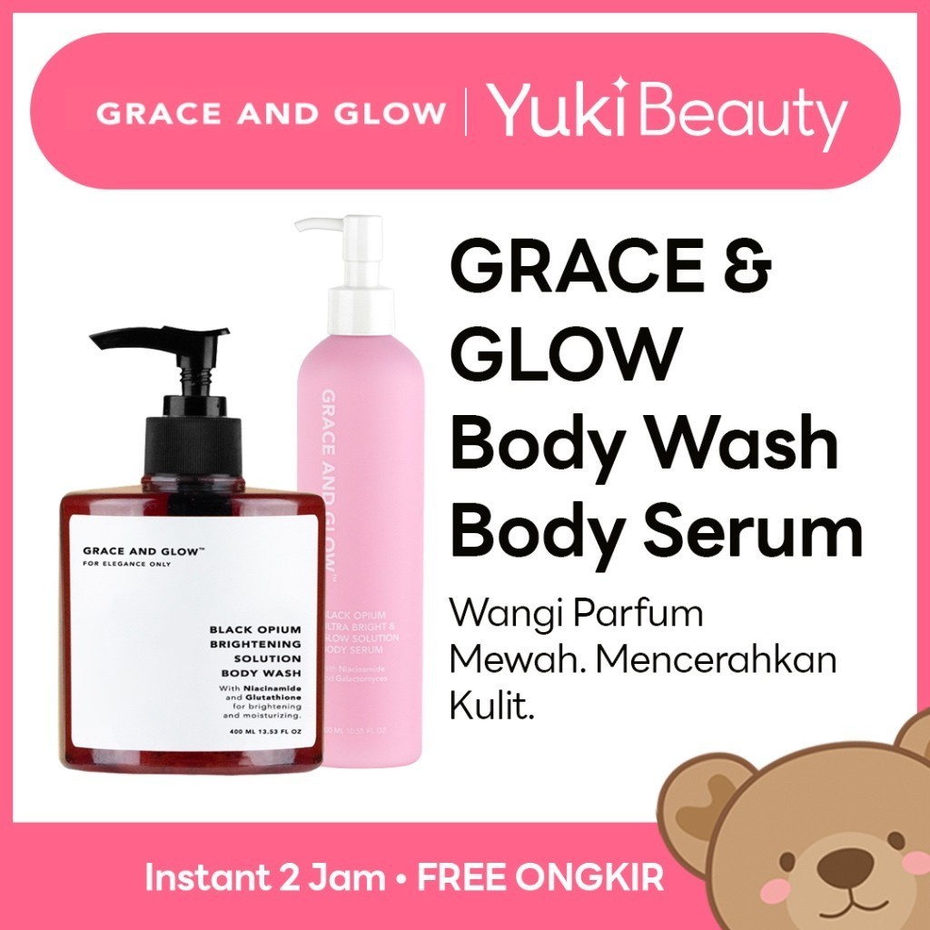 Jual YUKI Manado Grace and Glow Brightening Body Wash Body Serum Wangi Mewah | Shopee Indonesia