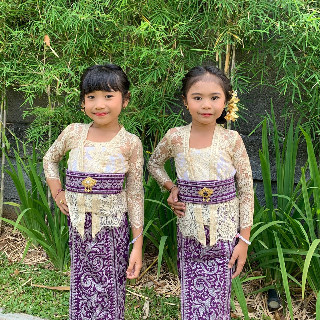 Jual Kebaya Semiprancis GAW1236 Gradasi Silver Kutu Baru Lengan Panjang ...