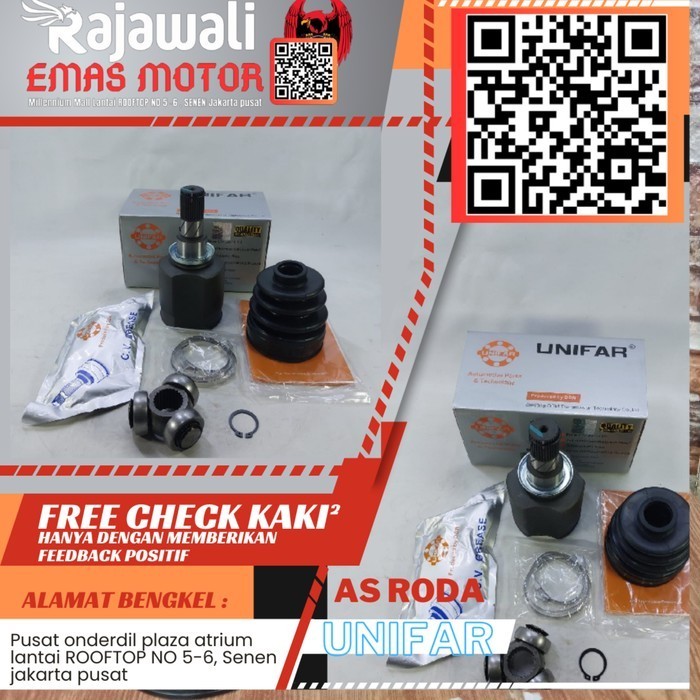 Jual CV JOINT OUTER / AS RODA LUAR HONDA JAZZ GD3 TH 2004-2007 AT MT UNIFAR READY STOCK | Shopee ...