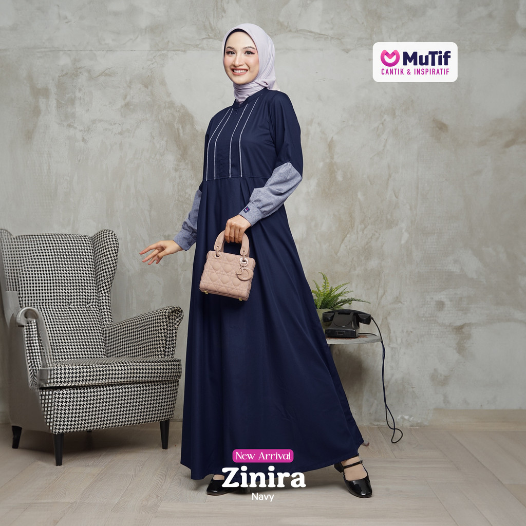 Jual MUTIF Gamis Dewasa Zinira | Shopee Indonesia