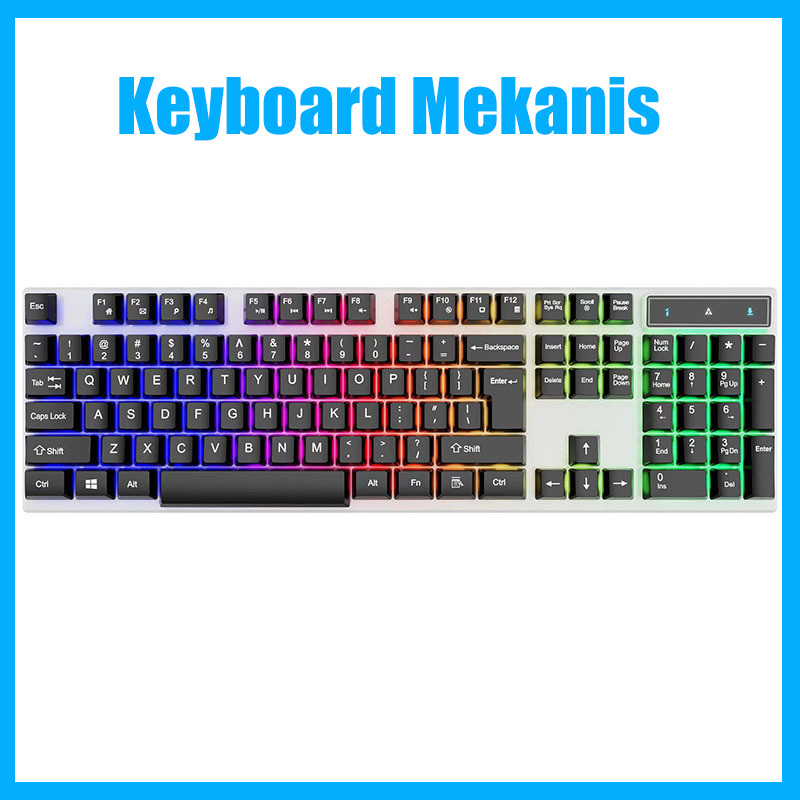 Jual Spirit Shark T750 set keyboard dan mouse berkabel yang memancarkan ...