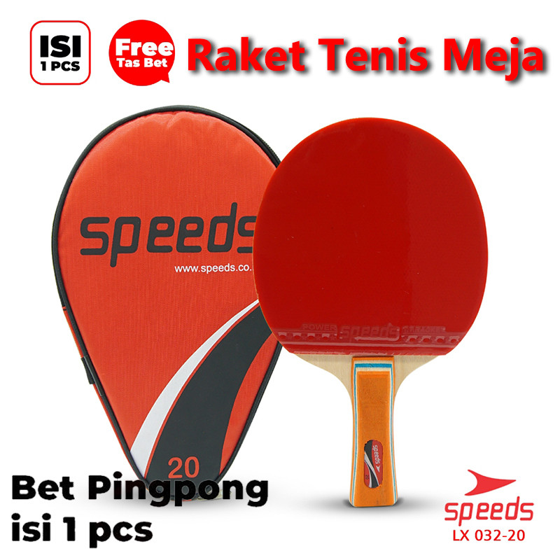 Jual SPEEDS Raket Tenis Meja Raket Tenis Meja Pegangan Karet ...
