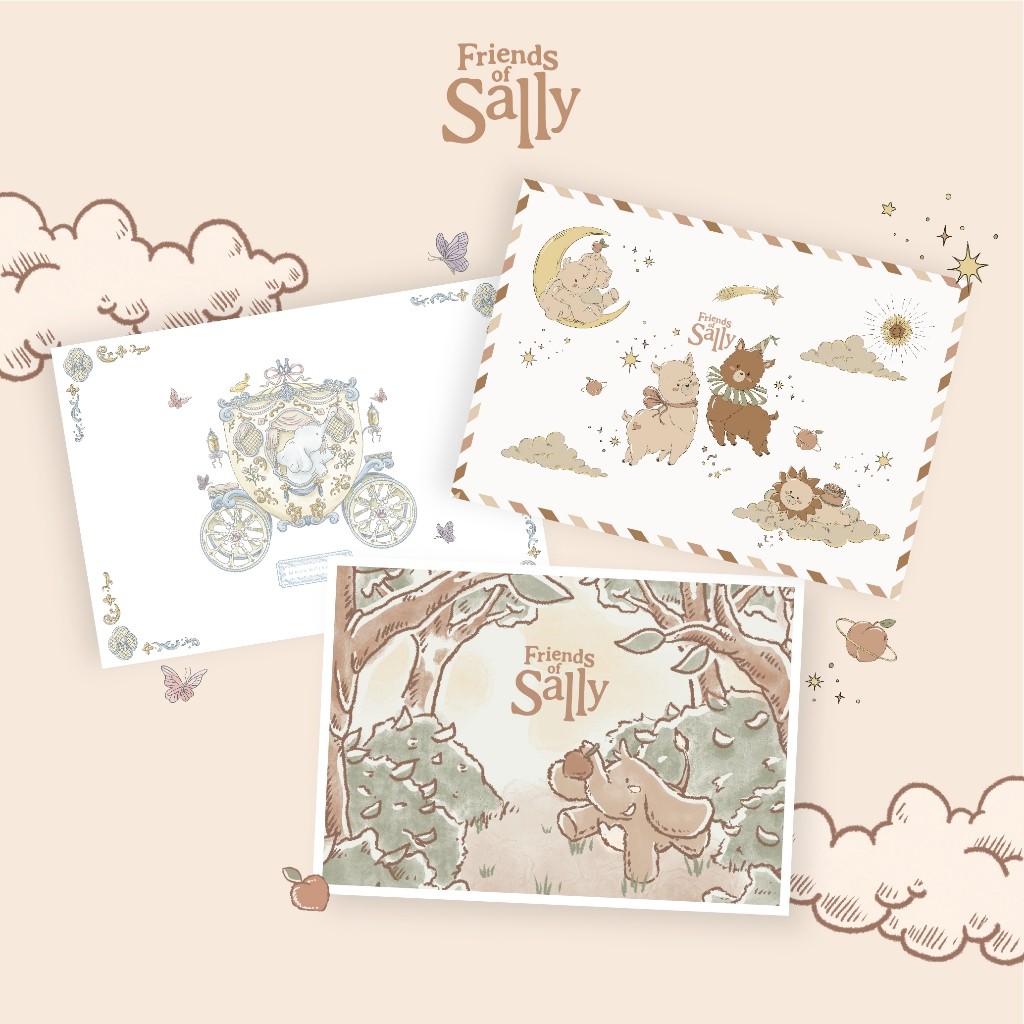 Jual Free Greeting Card - Friends of Sally | Shopee Indonesia