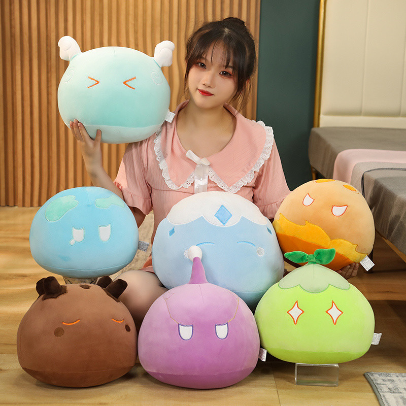 Jual 10cm Genshin Impact Slime Doll Stuffed Anime Plushies Kawaii Cute ...