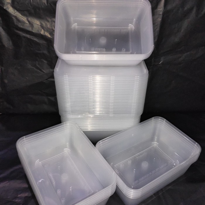 Jual kotak makan 650ml Tempat Box nas microwave Thinwall food container ...