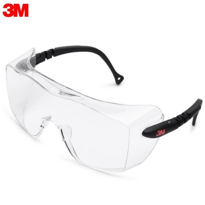 Jual 3M 12308 Safety Glasses OTG Clear Anti Fog Lens | Shopee Indonesia