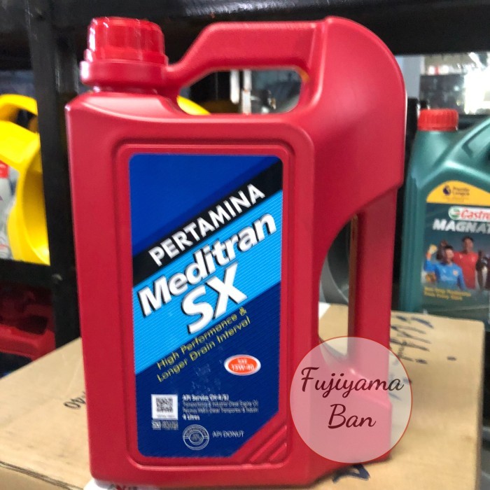 Jual Oli Mesin Pertamina Meditran SX 15W 40 Khusus Mesin Diesel (4 Liter) | Shopee Indonesia