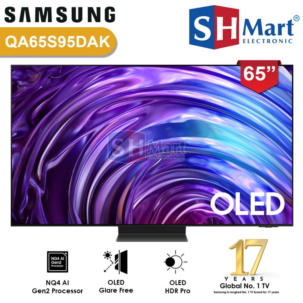Jual SMART TV SAMSUNG 65 INCH 65S95D OLED TV 4K UHD DOLBY ATMOS QA65S95DAKXXD NEW 2024 GARANSI ...