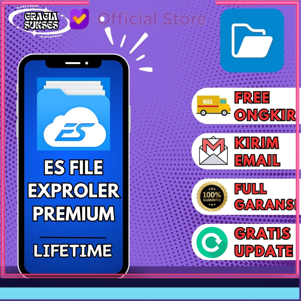 Jual ES File Explorer Pro Premium Lifetime Bergaransi Selamanya ...