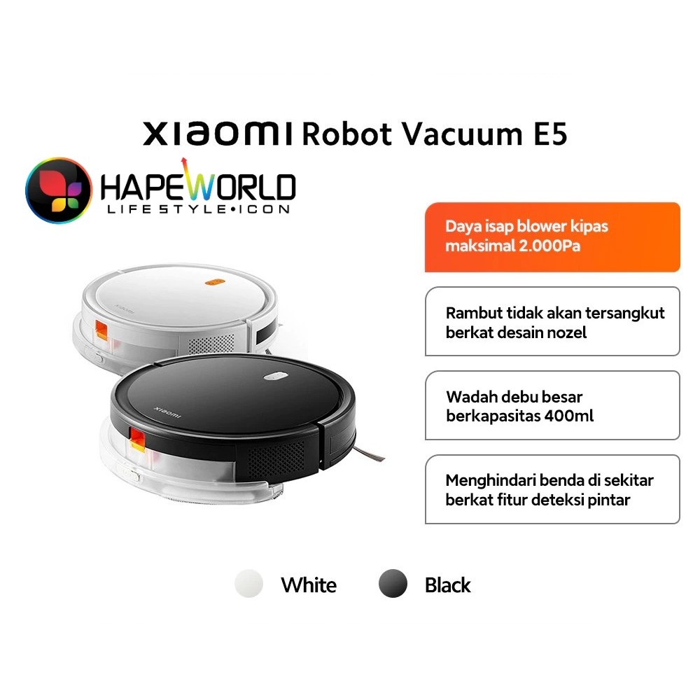 Jual Xiaomi Robot Vacuum E5 Garansi Resmi Shopee Indonesia