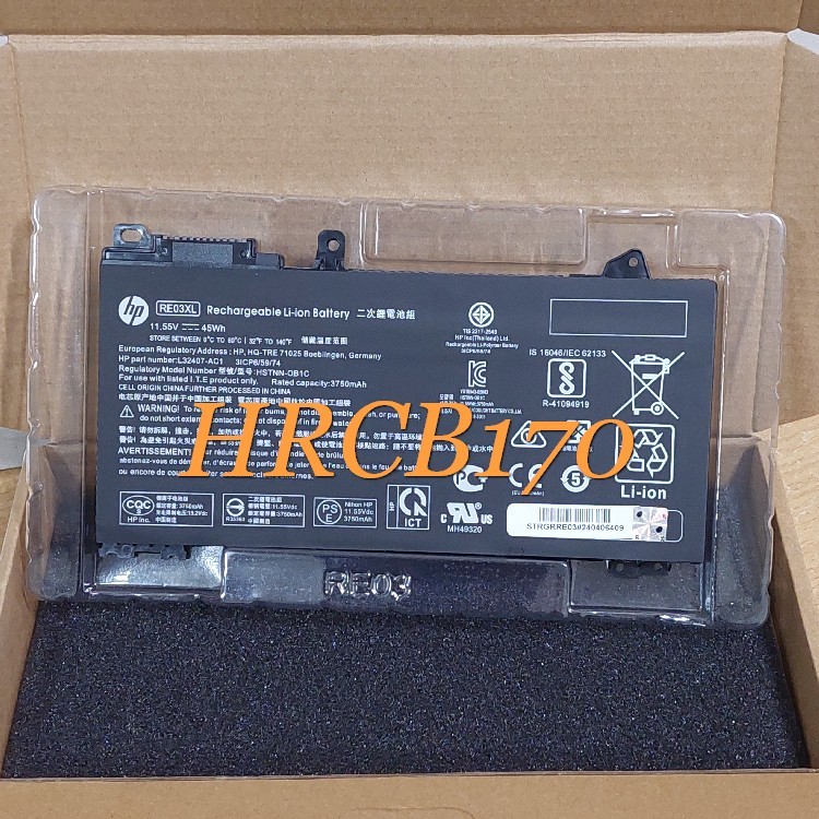Jual Baterai Laptop RE03XL For HP ProBook 450 445 455 430 440 G6 Series ...