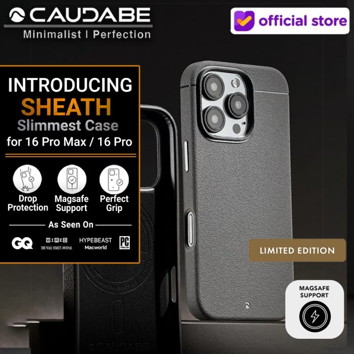 Jual Caudabe Sheath Case iPhone 16 Pro Max / 16 Pro / 16 Plus - Slim ...