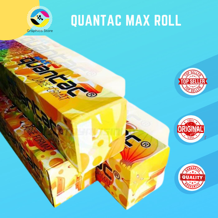 Jual Quantac Max Transparant Sticker Vinyl Roll EcoSolvent Transparant ...