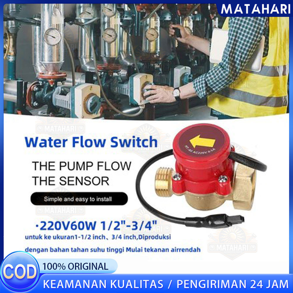 Jual Flow Switch Pompa Air Booster 1/2" Saklar Otomatis Pompa Booster 1 ...