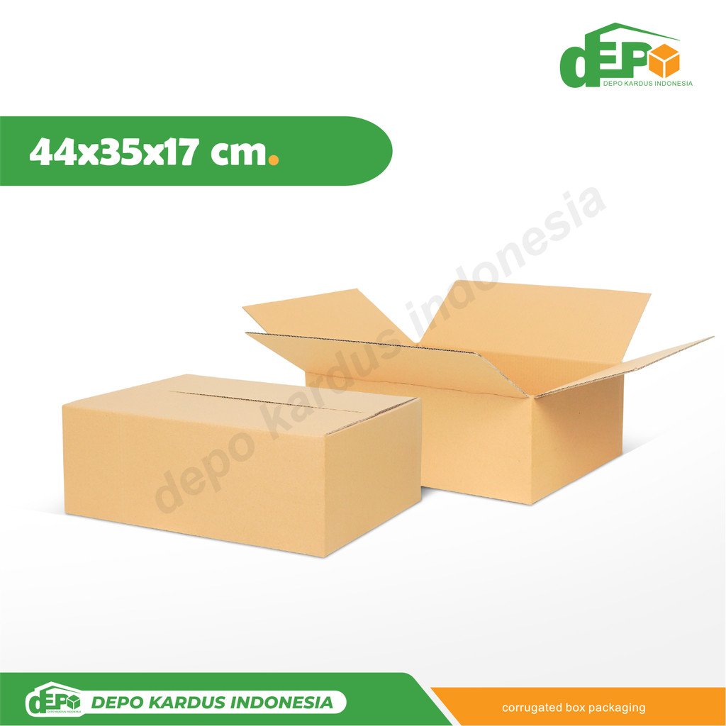 Jual Box 44x35x17 ( T.17 ) Amdk/BoxNormal/A1/Kotak/Kemasan/Packaging ...