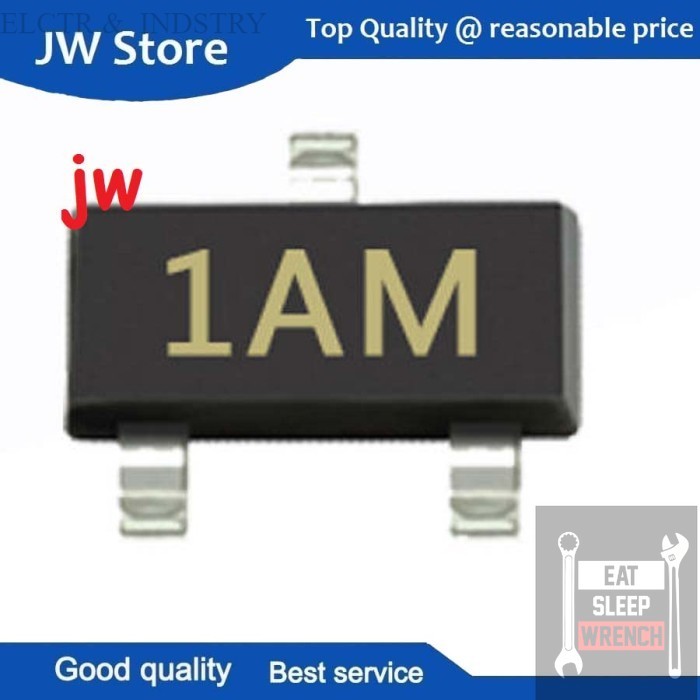Jual MMBT3904 3904 1AM 2N3904 NPN Transistor SOT-23 aneka IC transistor ...