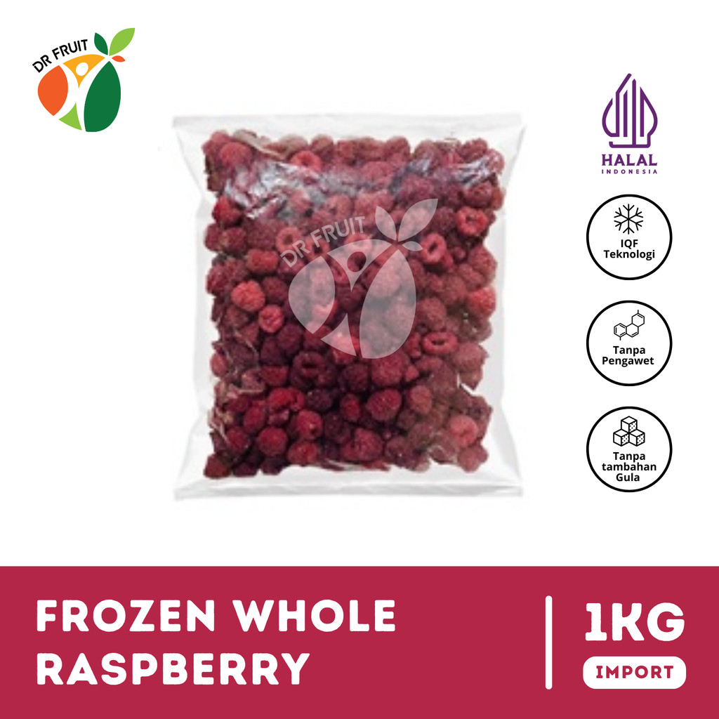 Jual Buah Raspberry Beku | Frozen Raspberry (IQF) | 1 KG | Shopee Indonesia