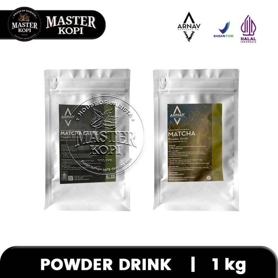 Jual Bubuk Minuman ARNAV Matcha & Matcha Latte Powder Drink 1 Kg ...