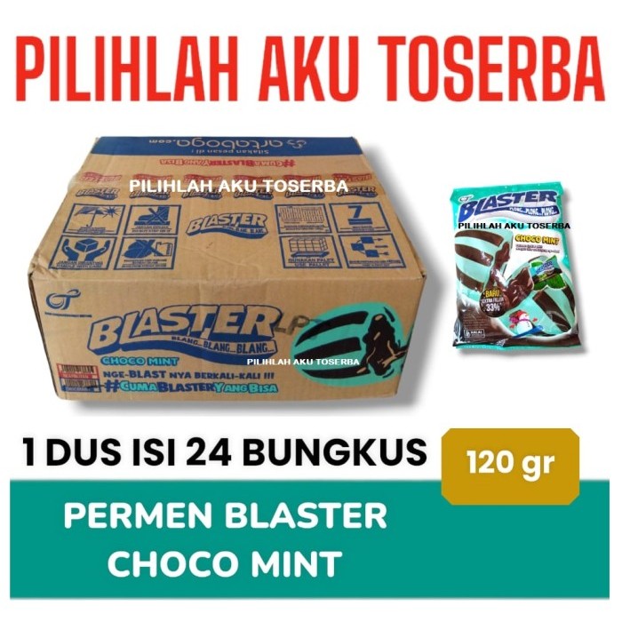 Jual Permen Blaster CHOCO MINT - ( HARGA 1 DUS ISI 24 bungkus ...
