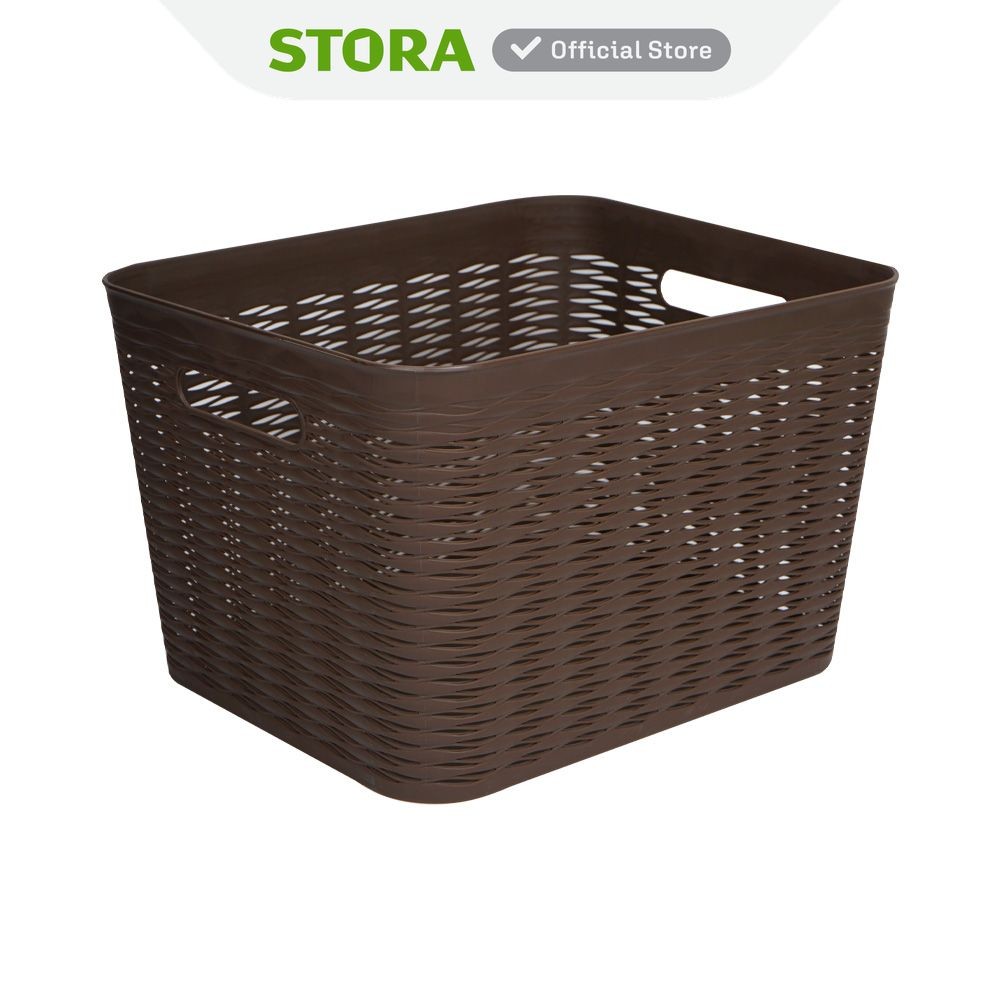 Jual Stora Keranjang Penyimpanan Wave Handle Storage Basket Kotak ...