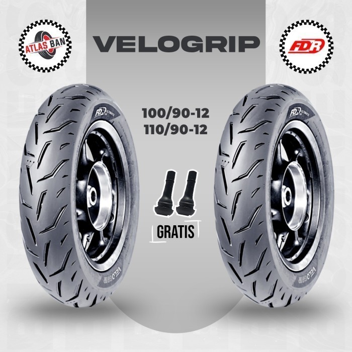 Jual Paket Ban Motor NEW SCOOPY FDR VELOGRIP 100/90 - 110/90 Ring 12 ...