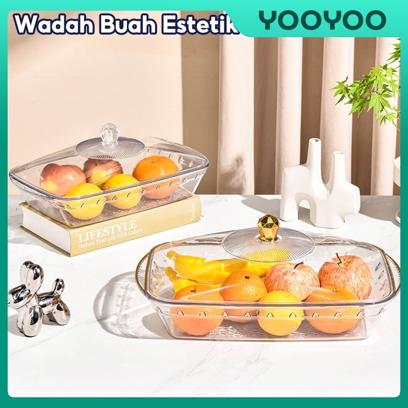 Jual YooYoo Tempat Buah / Piring Buah Aesthetic / Piring Buah Bahan ...