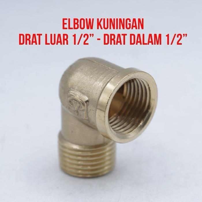 Jual YOLO Elbow L Knee Siku Drat Luar 1/2 ke Drat Dalam 1/2” Nepel ...