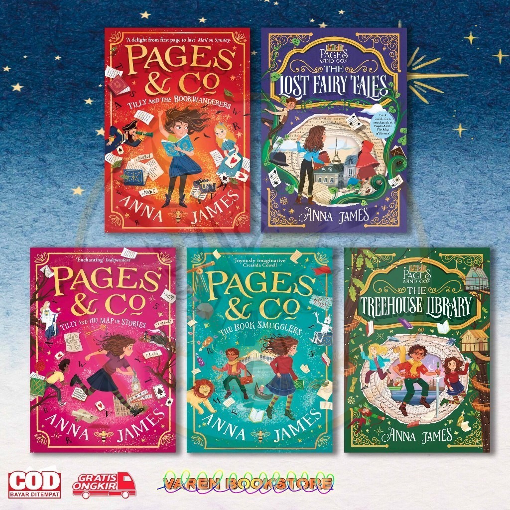 Jual Pages & Co.: Tilly and the Bookwanderers 1 - 5 Books Series by ...