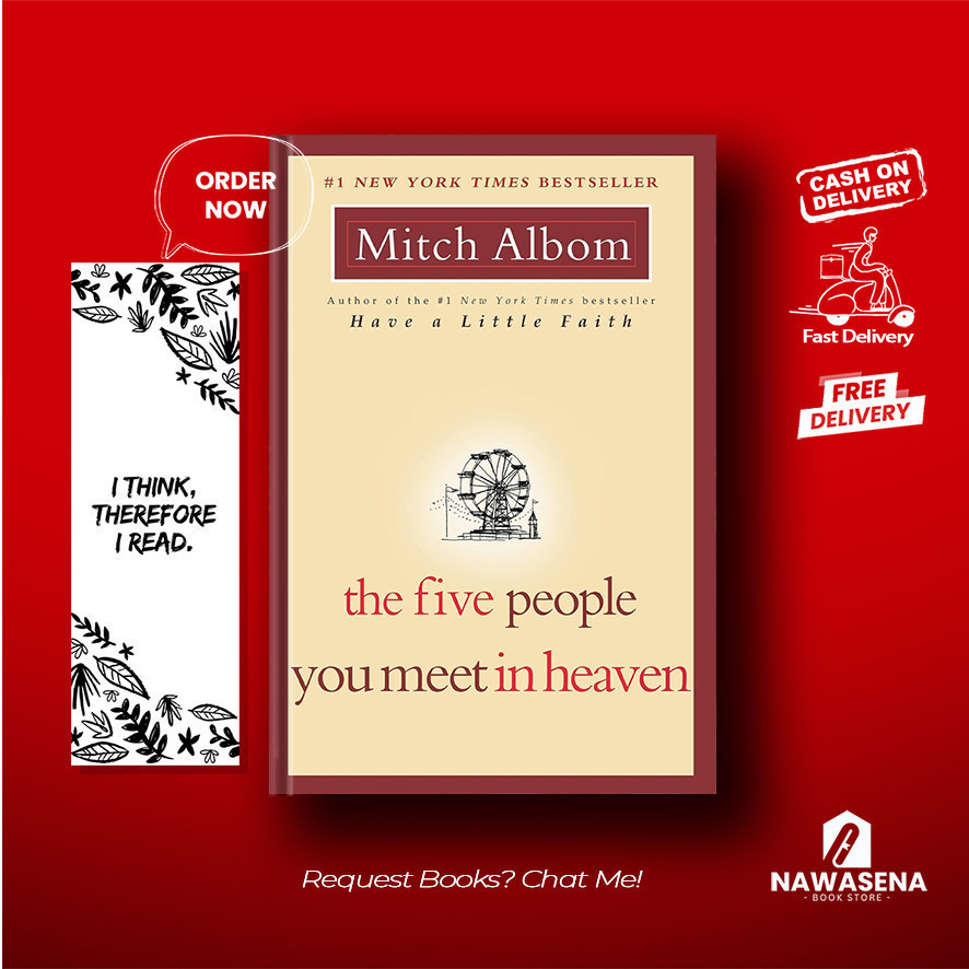 Jual The Five People You Meet in Heaven - Mitch Albom (English ...