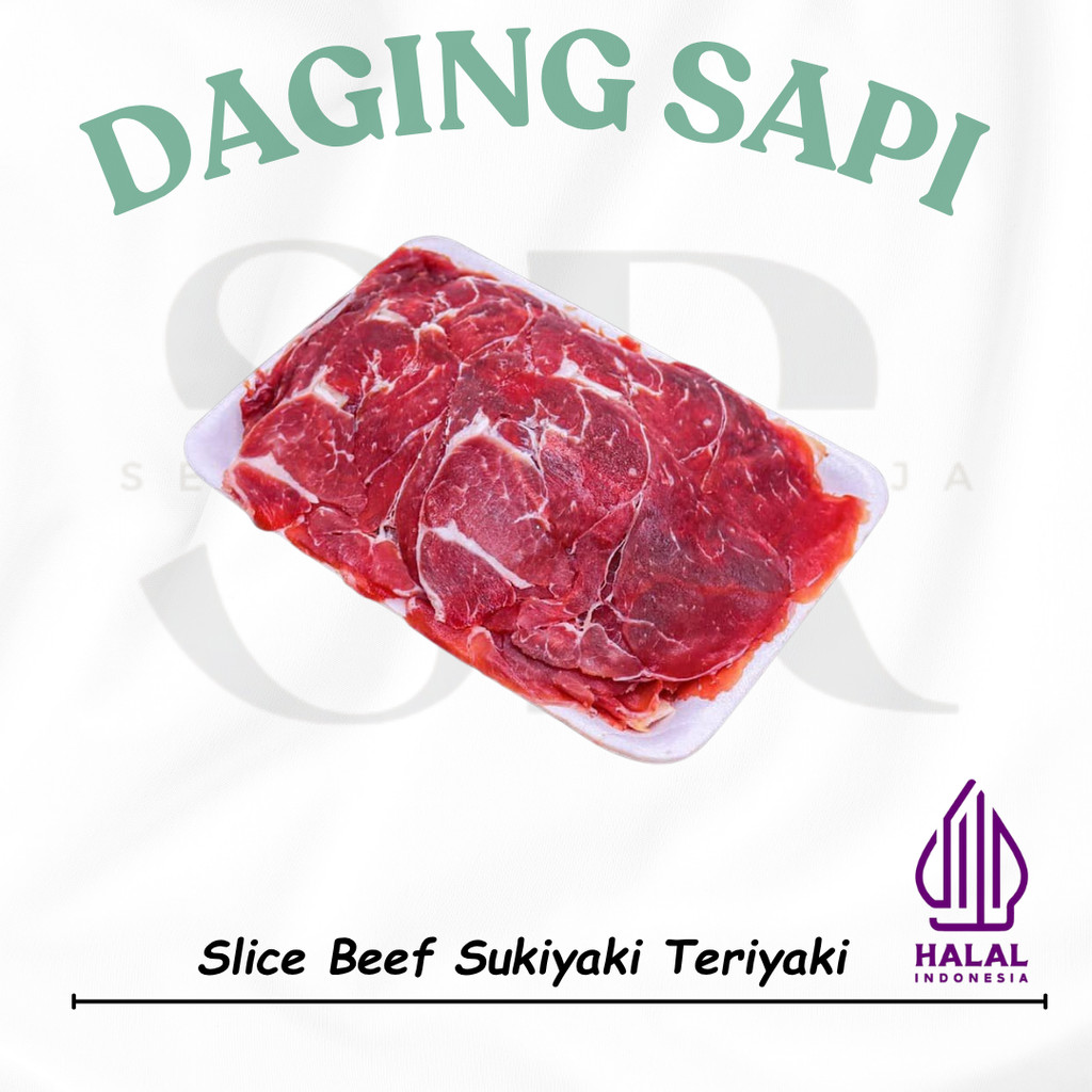 Jual Beef Slice Sukiyaki Shabu Yakiniku - Daging Sliced FRESH CUT HALAL ...