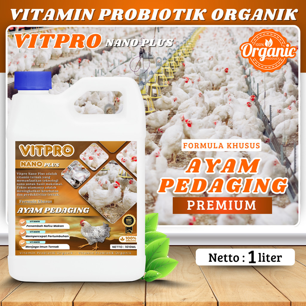 Jual Vitpro Nano Plus Ayam Pedaging – Vitamin Probiotik Penggemuk ...