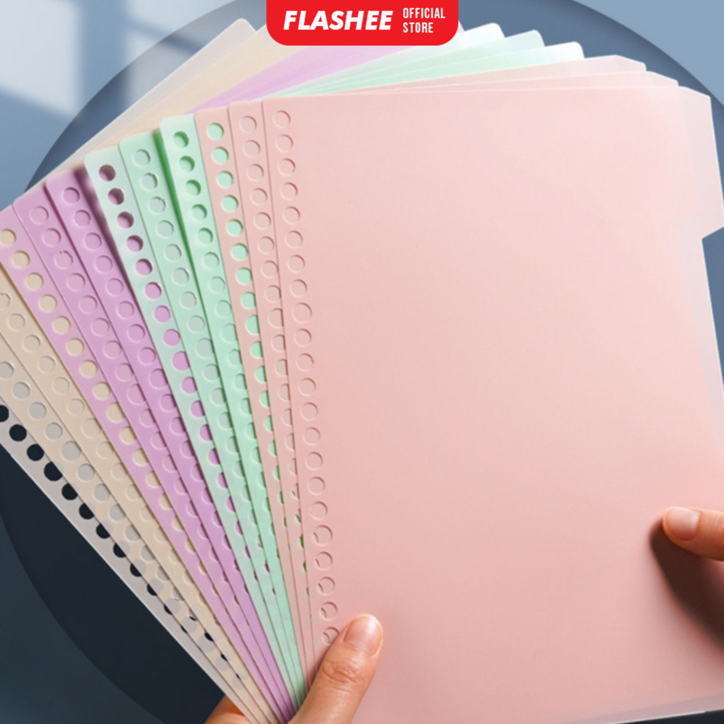 Jual Pembatas Binder Warna Pastel 20 Lubang 26 Lubang Aesthetic ...