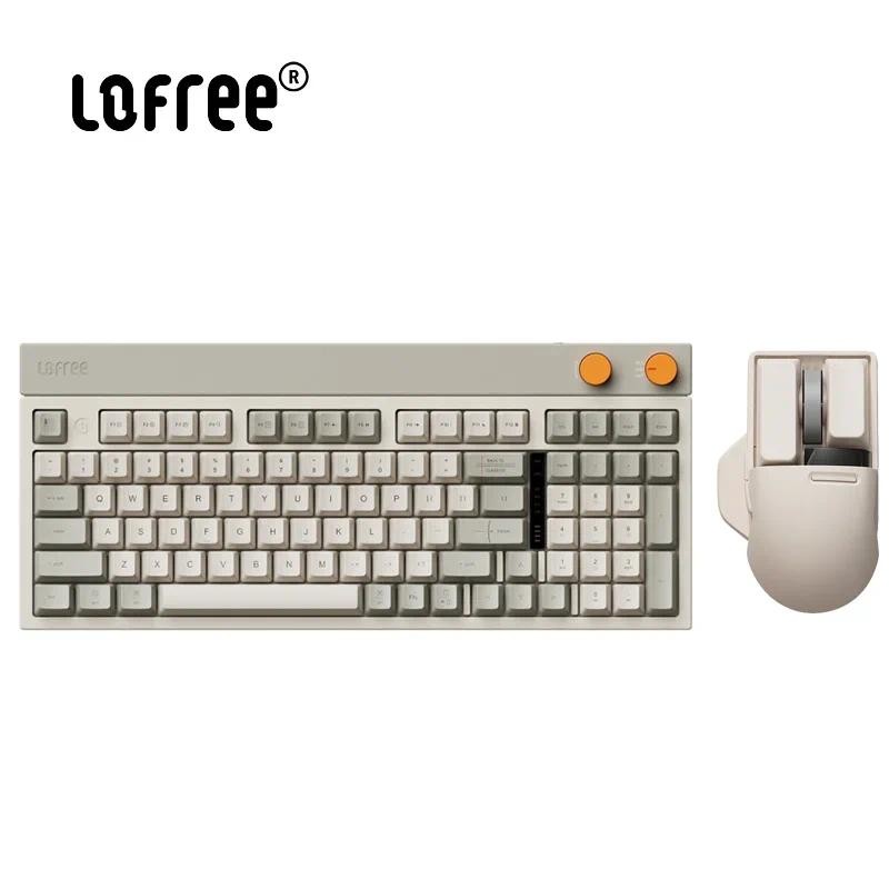 Jual Lofree Block Keyboard Small Square Retro Wireless Bluetooth Tri ...