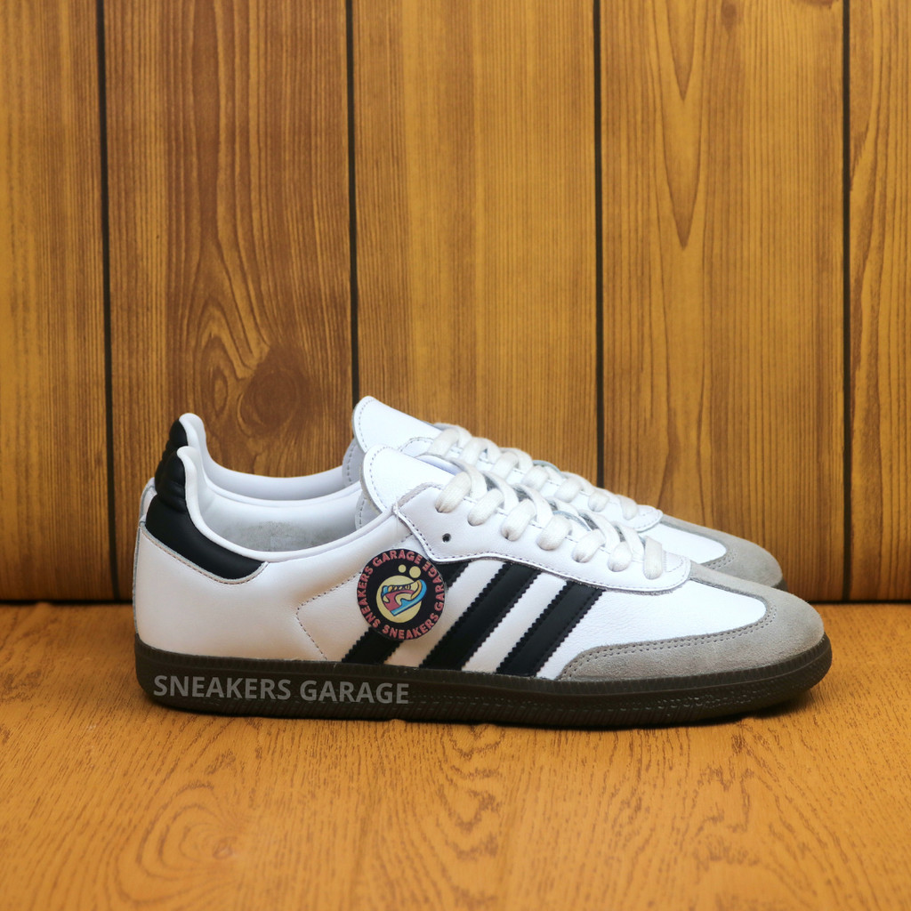 Jual Sepatu Sneakers Samba OG White Black Kasual Samba Putih | Shopee ...