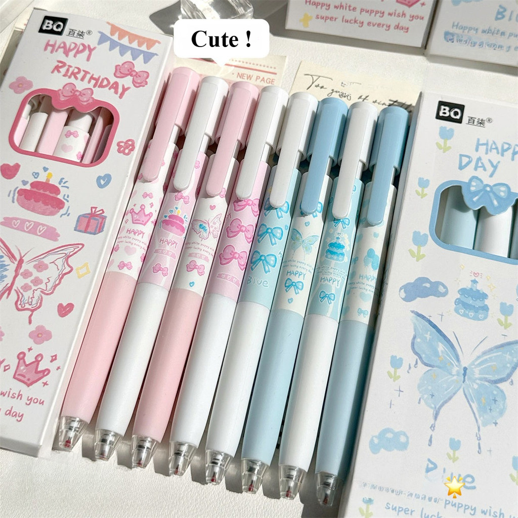 Jual 4pcs Pulpen Gel Lucu Dan Unik Pena Pen 0.5mm Pulpen Aesthetic ...