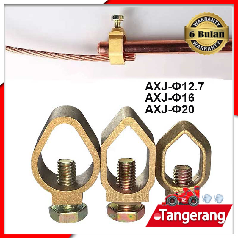 Jual Klem / Clamp Cincin Grounding / Ground Rod 1/2" 3/4" 5/8" / 1/2 3/ ...