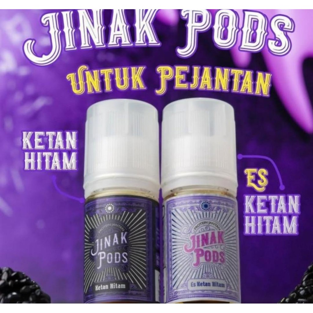 Jual Jinak Pods Ketan Hitam Salt Nic 30ml 25mg by Koko Sarang | Shopee ...