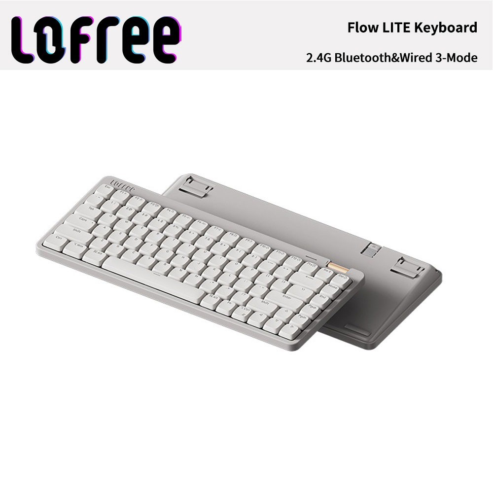 Jual Lofree Flow LITE Keyboard 2.4G Bluetooth Wired Backlight Silenter ...
