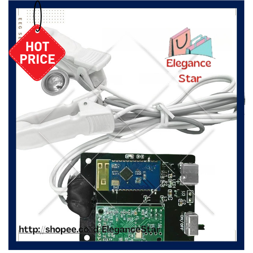 Jual EEG Kit EEG Acquisition Module EEG Sensor Mind Control Arduino ESP32 Development | Shopee ...